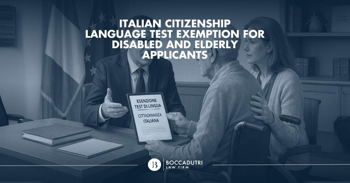 Italian Citizenship: No Language Test for Disabled Applicants
